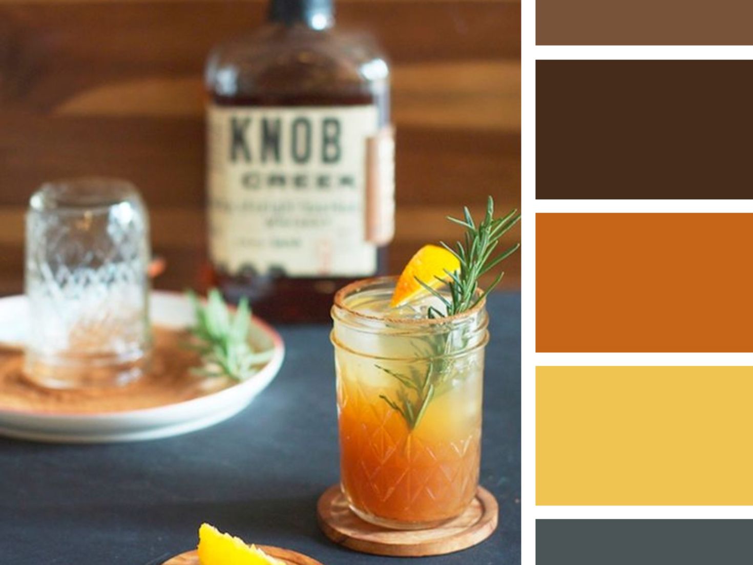 Bourbon & Apple Cider Inspired Fall Color Mix | Interior Design Blog